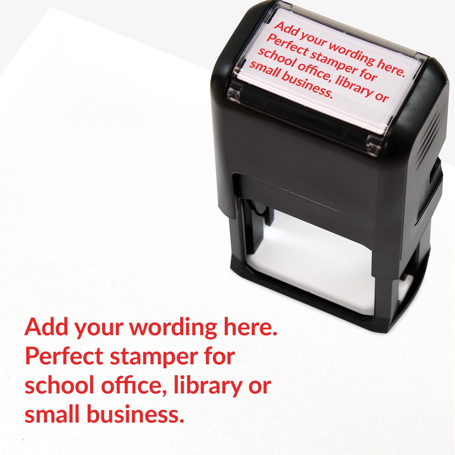 Personalised Stamper | 41mm x 24mm | Choose Your Ink Colour