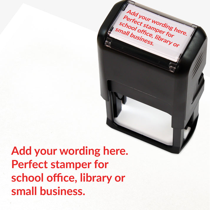 Personalised Stamper | 41mm x 24mm | Choose Your Ink Colour