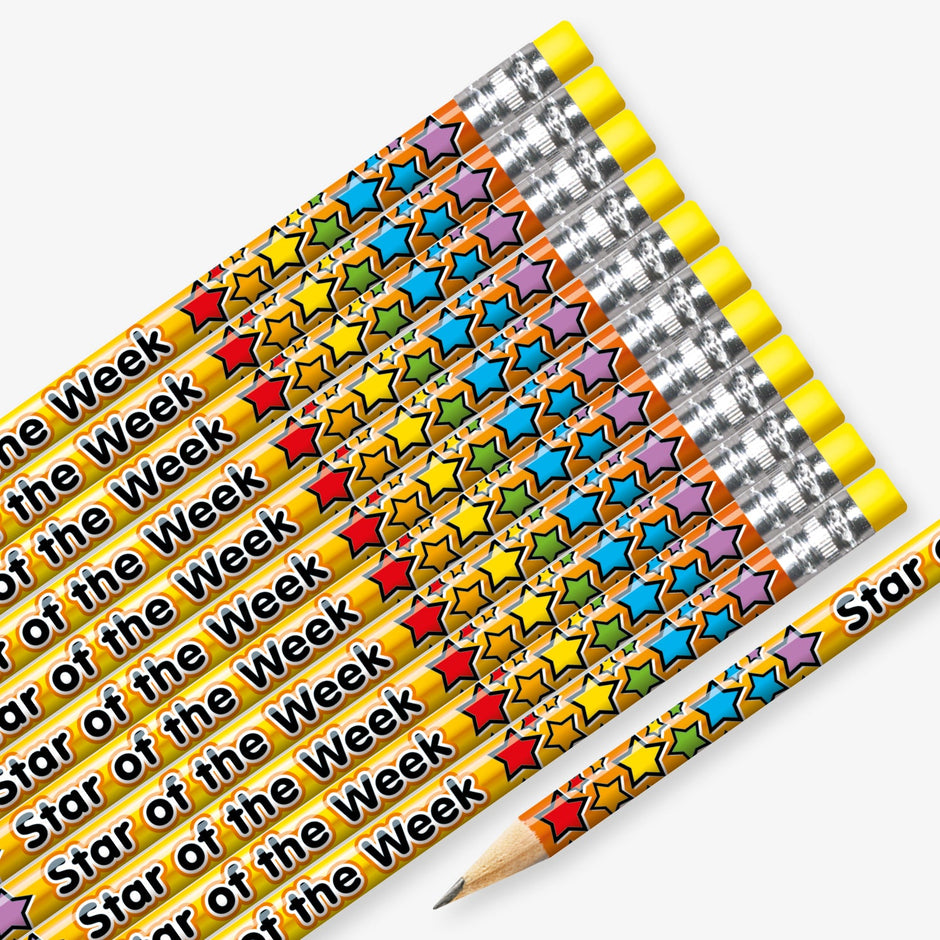 Star Pencils | Star of the Week Reward | Stationery