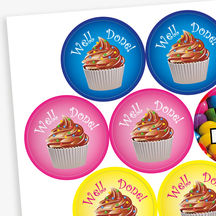 Well Done Chocolate Scented Stickers | Mixed | x 45