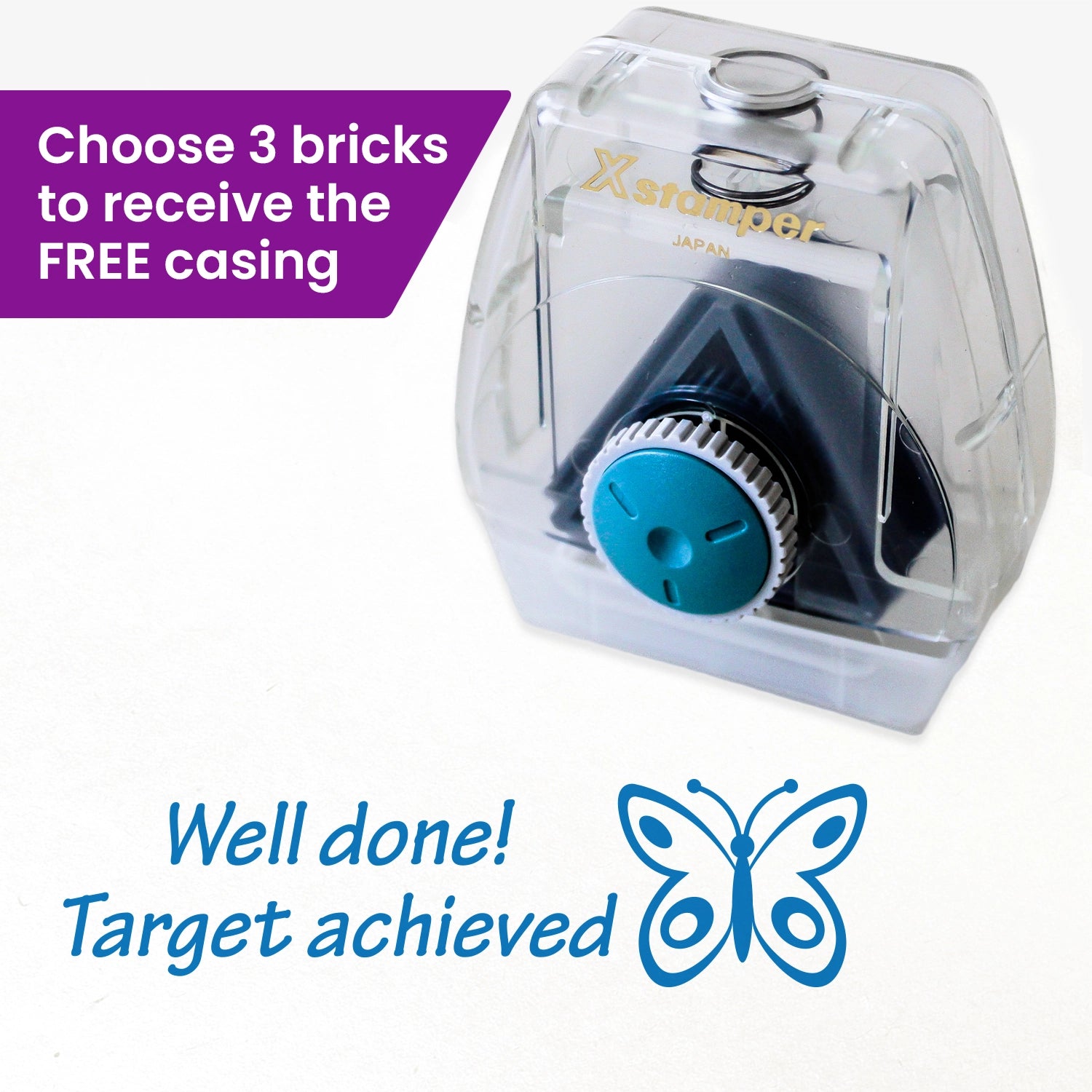 Target Achieved Stamper | Twist N Stamp | 3 in 1 Stamp