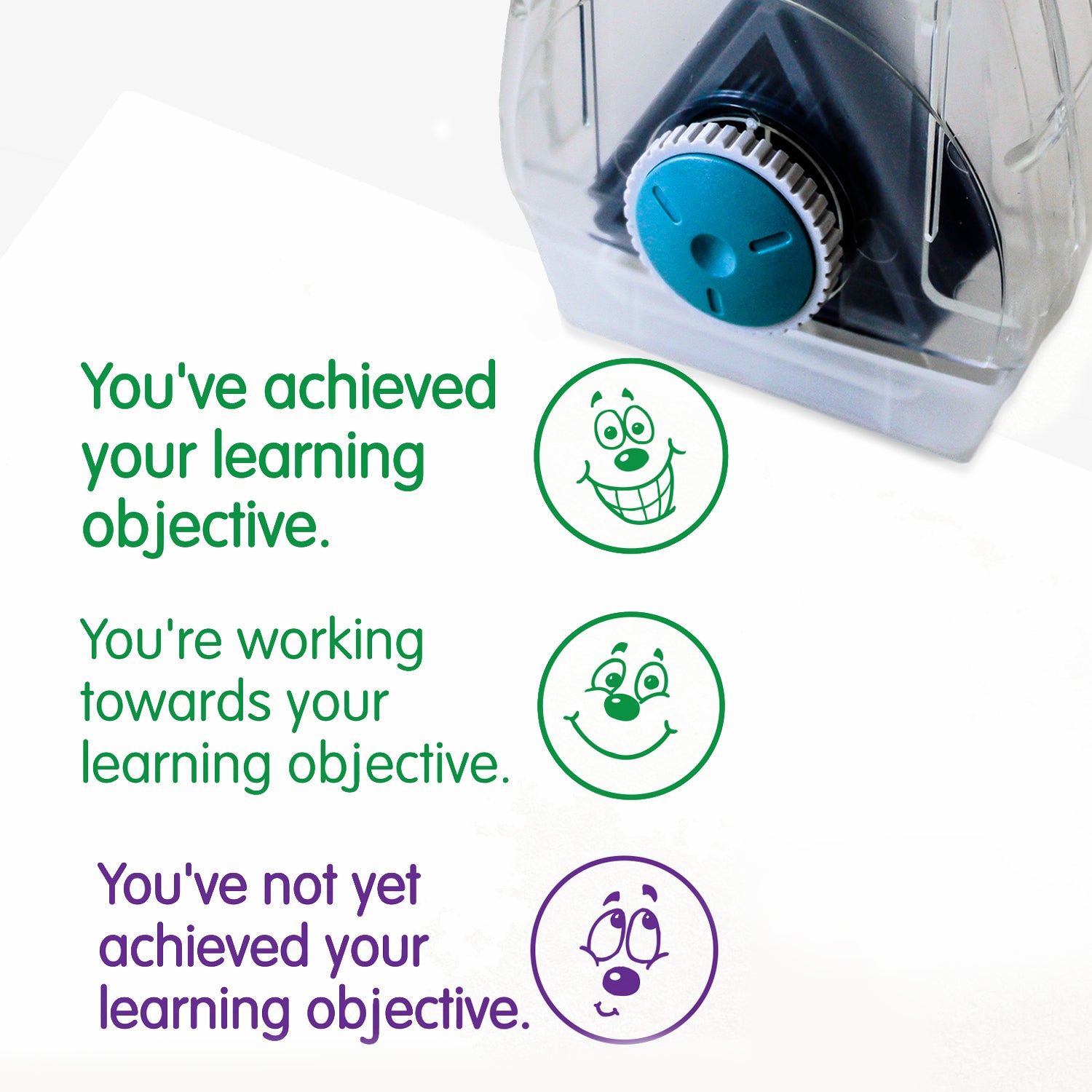 Twist N Stamp | Learning Objectives | 3 in 1 | 38mm x 15mm